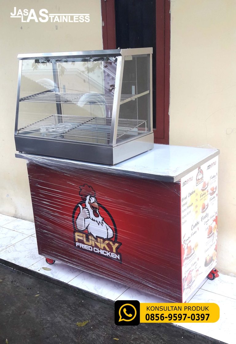 Booth Ayam Geprek - Jasa Las Stainless