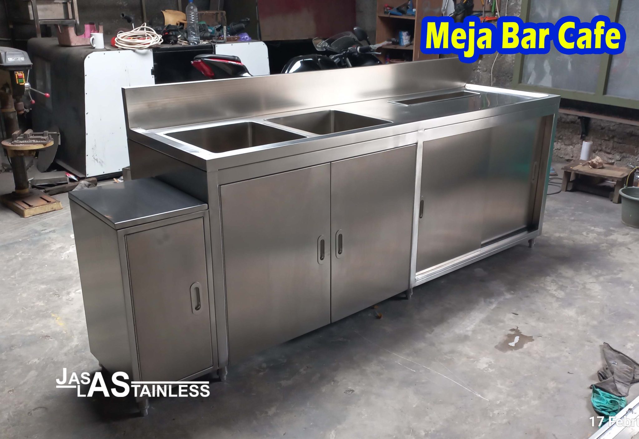Meja Bar Cafe Sentul Bogor - Jasa Las Stainless